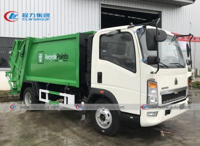 Cina Camion del compattatore di rifiuti del carraio 4x2 140HP 6M3 di Sinotruck HOWO 6 in vendita