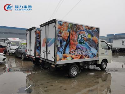 Cina Mini frigorifero Van Truck di consegna dei frutti di mare 1T di Foton in vendita