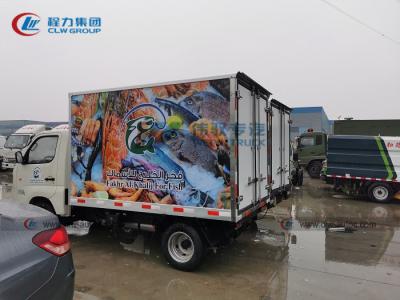 Cina Mini frigorifero Van Truck di consegna dei frutti di mare 1T di Foton in vendita