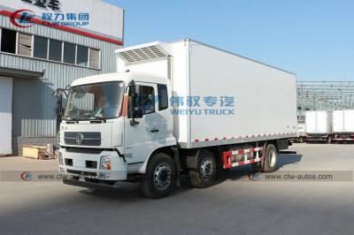 China Dongfeng 6x2 20 - 30 Ton 9.6m Freezer Van Truck For Vaccine Transport for sale