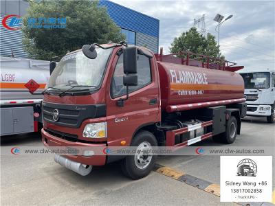 China De tankwagen van de de brandstoflevering van Fotonaumark 4x2 8000L Te koop