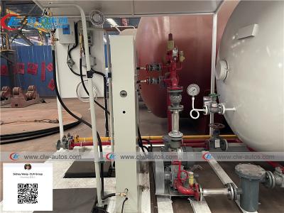 China van de tanklpg van 25cbm Q345R SA516 de Cilinderbenzinestation Te koop