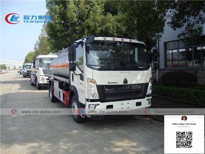 China 8000 Liters HOWO 4x2 Gasoline Tank Truck With Dispenser for sale