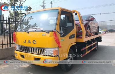 China JAC 4x2 3 Ton 5 Ton Flatbed Wrecker Towing Truck for sale