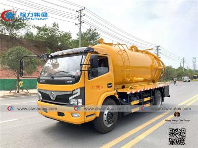 China Dongfeng Furuika 4x2 5000 Liters Vacuum Sewer Suction Truck for sale