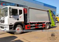 China Dongfeng D9 4x2 15000L Garbage Compression Truck 10cbm Waste Compactor for sale