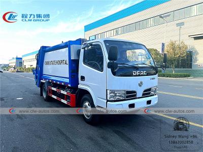 Cina Camion del compattatore di rifiuti del carico della parte posteriore di Dongfeng Furuicar 4x2 5000L 4T in vendita