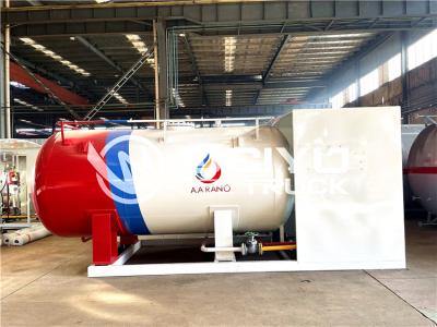 China Planta de embotellamiento montada resbalón del LPG 5T 10000L para el relleno del cilindro en venta