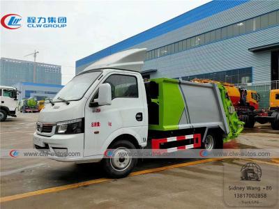Cina Camion del compattatore di rifiuti del caricatore della parte posteriore di Dongfeng Tuyi 4x2 5000L 3T 4T in vendita