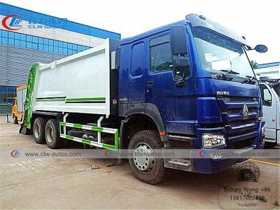 Cina Camion di immondizia del compattatore degli assi 18m3 di SINOTRUK HOWO 6x4 3 in vendita