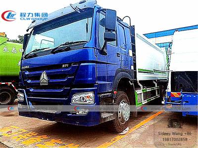 Cina Camion di immondizia del compattatore degli assi 18m3 di SINOTRUK HOWO 6x4 3 in vendita