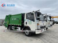 China HOWO 6m3 Waste Compactor Truck Garbage Collection Truck 102HP Euro II for sale