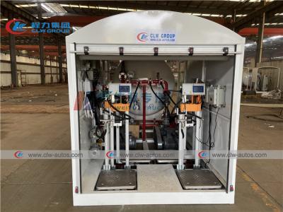 China Benzinestation van LPG van 5T 10m3 het Steunbalk Opgezette voor Cilinder het Vullen Te koop