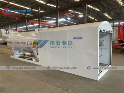 China Benzinestation van LPG van 5T 10m3 het Steunbalk Opgezette voor Cilinder het Vullen Te koop