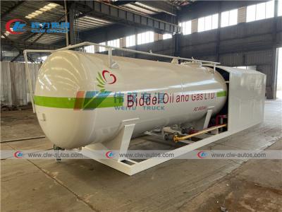 China Benzinestation van LPG van 5T 10m3 het Steunbalk Opgezette voor Cilinder het Vullen Te koop