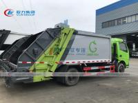 China 8cbm 120HP Left Hand Drive Refuse Compactor Truck Garbage Collection Sanitation Vehicle for sale