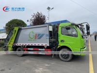 China 8cbm 120HP Left Hand Drive Refuse Compactor Truck Garbage Collection Sanitation Vehicle for sale