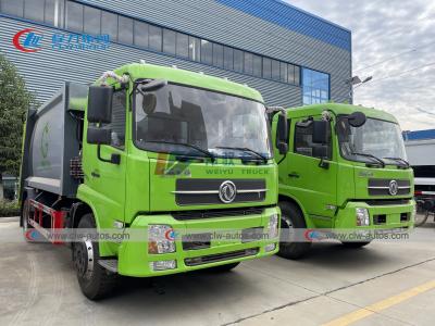 Cina Camion della raccolta dei rifiuti di 210HP 14cbm con il doppio sistema di esercizio in vendita