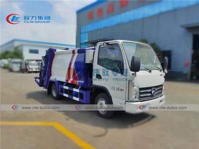 China EURO II LHD 5m3 Hydraulic Compression Garbage Truck for sale