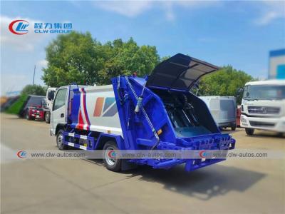 China EURO II LHD 5m3 Hydraulic Compression Garbage Truck for sale