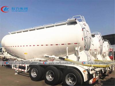 China 25cbm 35cbm 50cbm Carbon Steel Tanker 3 Axle Semi Trailer For Bulk Cement for sale
