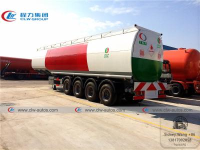 China 4 Axle 65000L 45T 50T 55T Fuel Tanker Truck Semi Trailer for sale