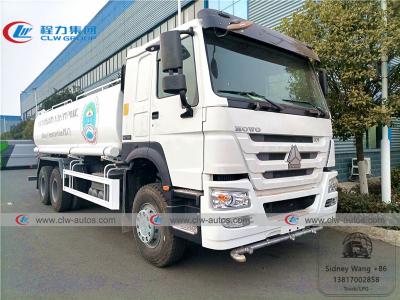 China 20m3 Tank Sinotruk Howo LHD Water Delivery Truck for sale