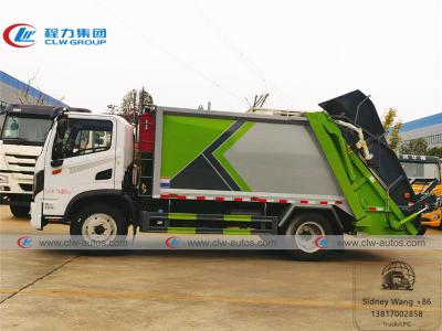 Cina Camion del compattatore di rifiuti di Dongfeng Huashen 4x2 9cbm per servizio di risanamento in vendita