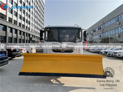 Cina Dongfeng 12000 litri di camion del compattatore di rifiuti con la pala della neve in vendita