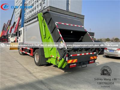 Cina Dongfeng 12000 litri di camion del compattatore di rifiuti con la pala della neve in vendita