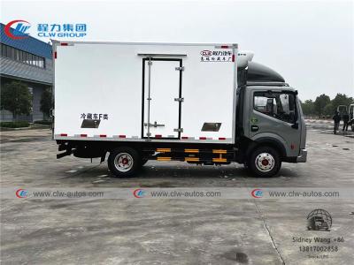 China 3T Dongfeng Small Refrigerated Delivery Truck With Thermo King Unit for sale