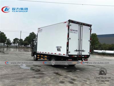China 3T Dongfeng Small Refrigerated Delivery Truck With Thermo King Unit for sale