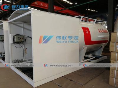 China posto de gasolina métrico do cilindro do LPG das toneladas 10,000liters/5 na venda do mercado de Nigéria à venda