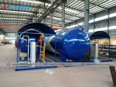 Cina stazione di servizio del cilindro di 50m3 GPL con due pompe e due scale di riempimento in vendita