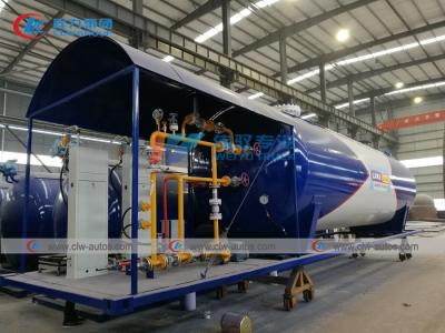 Cina stazione di servizio del cilindro di 50m3 GPL con due pompe e due scale di riempimento in vendita