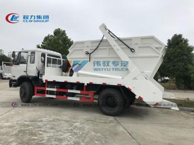Cina Camion dei recipienti di sgombero dei rifiuti dei camion di immondizia del contenitore del braccio dell'oscillazione di Dongfeng 4x2 10cbm in vendita