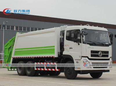 China Dongfeng  6x4 18cbm Compressed Garbage Truck for sanitation trash collection for sale