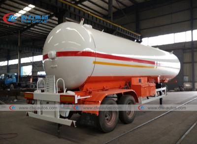 China 2 Axle  40.5M3 20MT  Tank Semi Trailer For LPG Transportion tanker semi trailer for sale