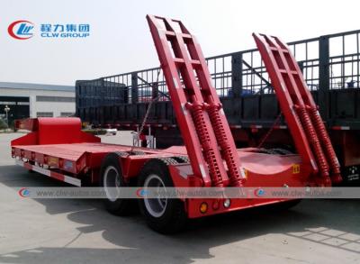 Cina 2 Axle Lowbed Lowboy Semi Trailer 40 tonnellate 45 tonnellate per la macchina della costruzione in vendita