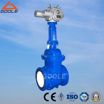 China Electric Ceramic Scum / Slag Gate Valve (GPZ41TC) for sale