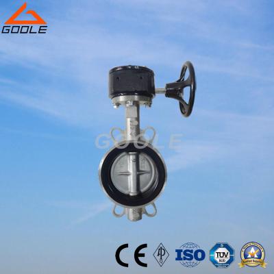 China Manual Soft Seal Wafer Type Butterfly Valve (GAD371X) for sale