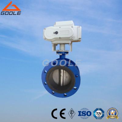 China Electric Soft Seal Flanged Butterfly Valve (GAD941X) for sale