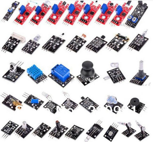 Starter Kit for Arduino DIY learning 37 Sensor Modules in one box 5V relay passive buzzer