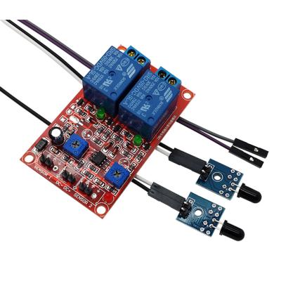 China 2 manier-12V de module van de vlamsensor met Relaismodule Te koop
