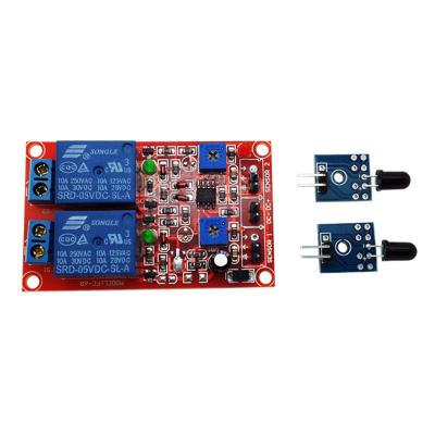 China 2 manier-12V de module van de vlamsensor met Relaismodule Te koop