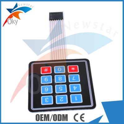 Cina 3 tagliere della tastiera della matrice del × 4 per la tastiera estesa del commutatore di membrana di Arduino in vendita