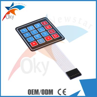 China módulo para o painel de controle do microprocessador do interruptor de membrana do teclado da matriz de Arduino 4 * 4 à venda
