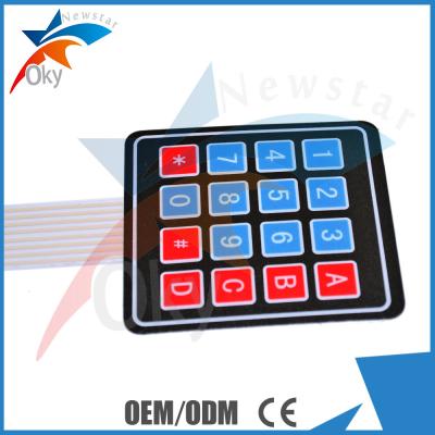 China módulo para o painel de controle do microprocessador do interruptor de membrana do teclado da matriz de Arduino 4 * 4 à venda