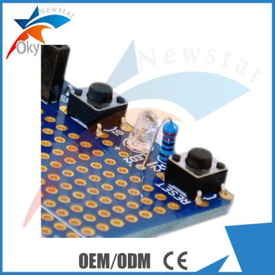 Cina Schermo di Arduino del prototipo di ProtoShield con i mini bordi di pane 7cm x 5.5cm x 2cm in vendita