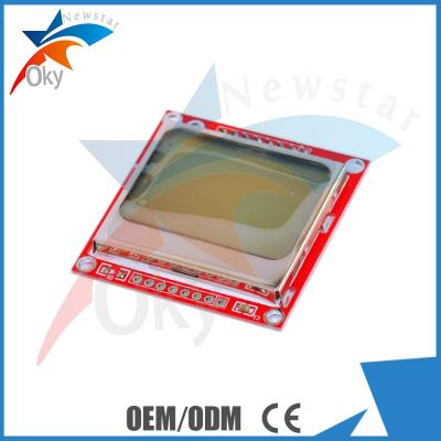 中国 Arduino のための白いバックライト赤い PCB との Arduino のためのノキア 5110 LCD モジュール 販売のため